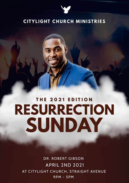 resurrection sunday Template | PosterMyWall