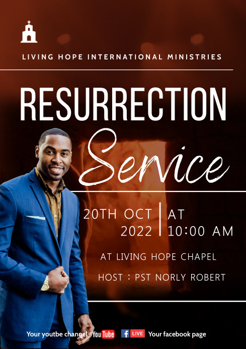 Copy of resurrection Sunday | PosterMyWall