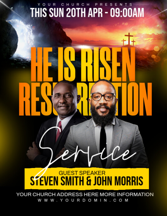 Copy of Resurrection sunday | PosterMyWall