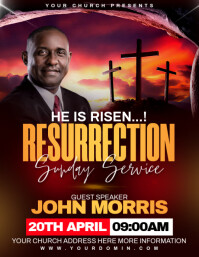 Resurrection sunday Template | PosterMyWall