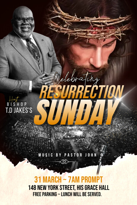 resurrection sunday Template | PosterMyWall