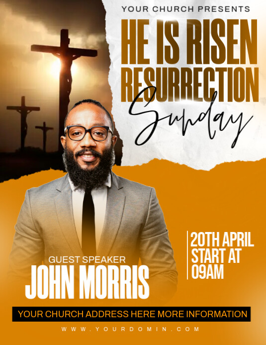 Copy of Resurrection sunday | PosterMyWall