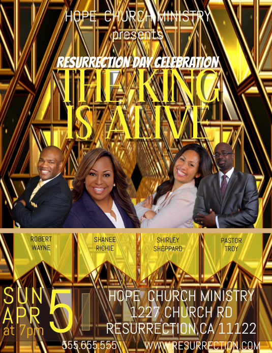 Resurrection Sunday Template | PosterMyWall