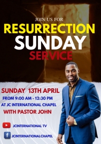 Resurrection Sunday Flyer Template | PosterMyWall