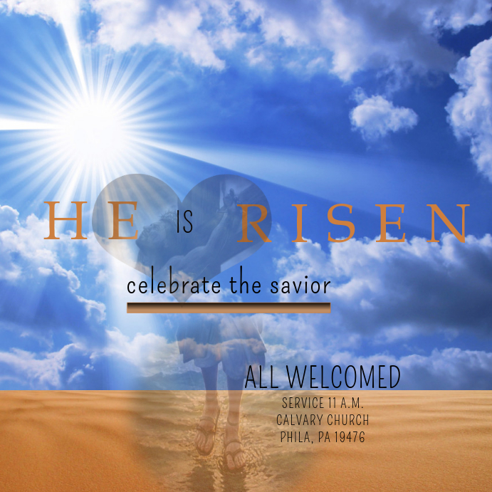 Resurrection Sunday Template | PosterMyWall