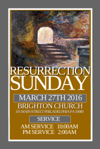 Resurrection Template | PosterMyWall