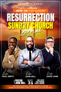 Resurrection sunday Template | PosterMyWall