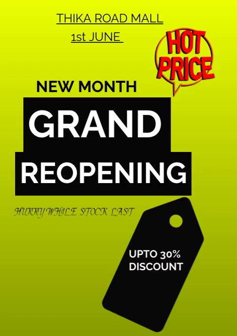 retail business Template | PosterMyWall