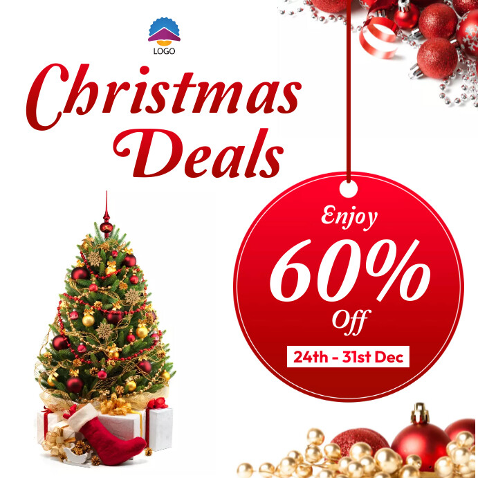 retail christmas deals Template | PosterMyWall