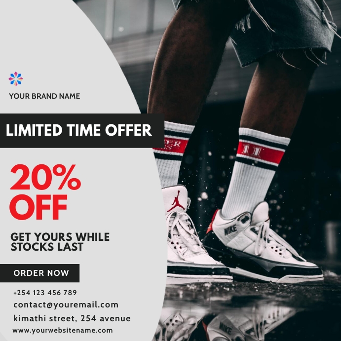 retail fashion sale shoe flyer Template | PosterMyWall