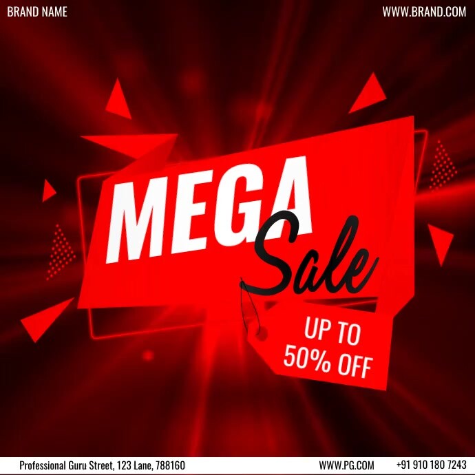 Plantilla de Retail flyer design | PosterMyWall