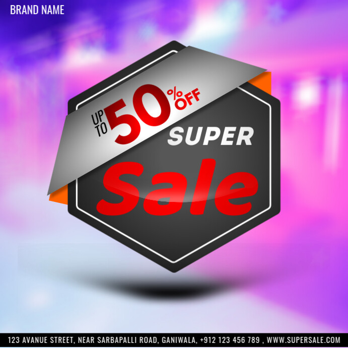 Plantilla de Retail flyer design | PosterMyWall