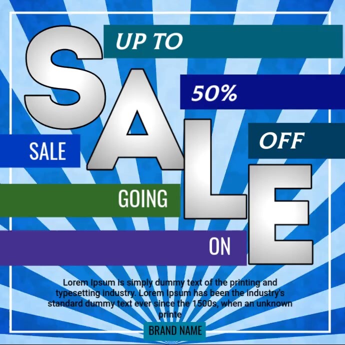 Plantilla de Retail flyer design | PosterMyWall