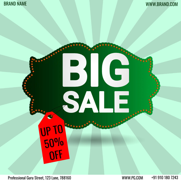 Plantilla de Retail flyer design | PosterMyWall