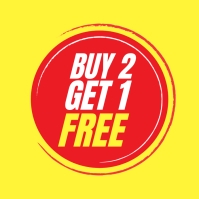 Retail offer buy 1 get one Template | PosterMyWall