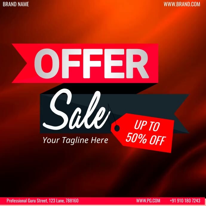 retail offer Template | PosterMyWall