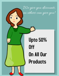 Discounts poster Template | PosterMyWall