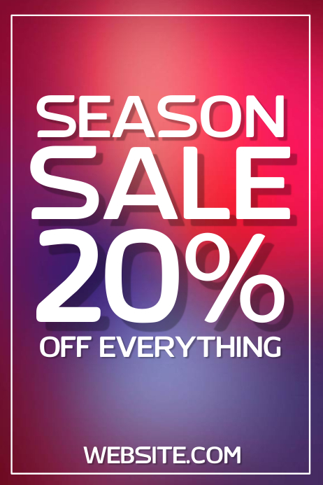 Retail Template | PosterMyWall