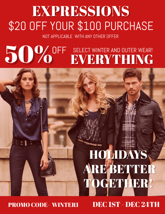 RETAIL Template | PosterMyWall