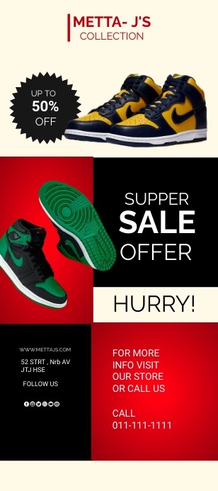 Retail Rack card Template | PosterMyWall