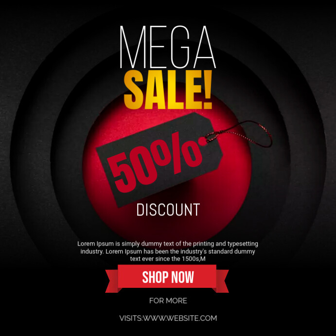 Retail Sale Banners Template | PosterMyWall