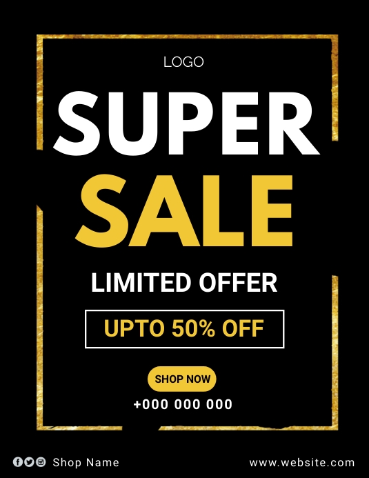 Retail Sale Template | PosterMyWall