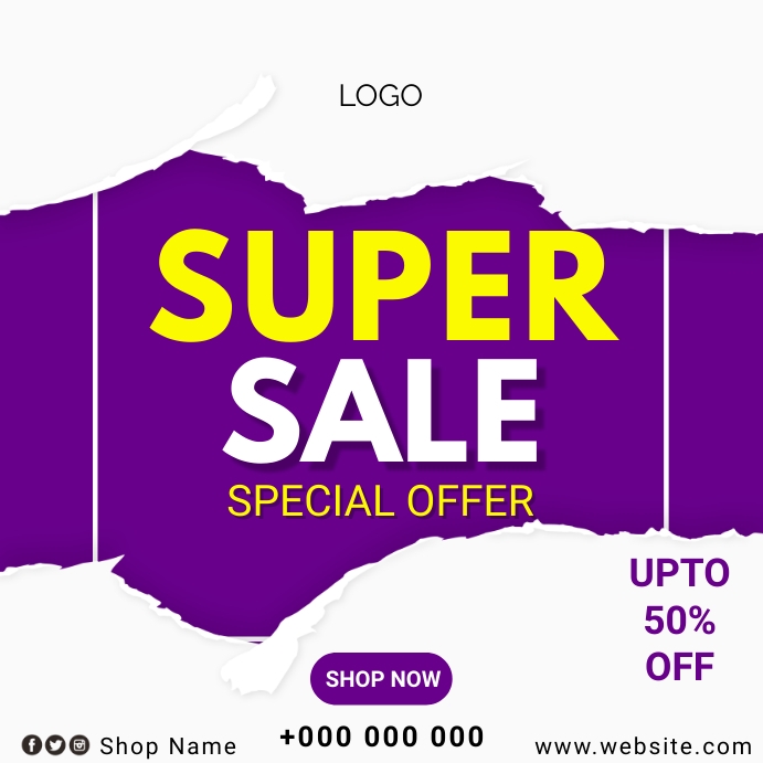 Retail Sale Template | PosterMyWall