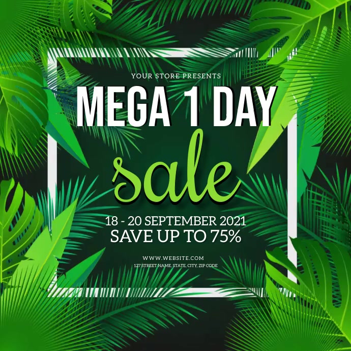 RETAIL SALE EVENT TEMPLATE | PosterMyWall