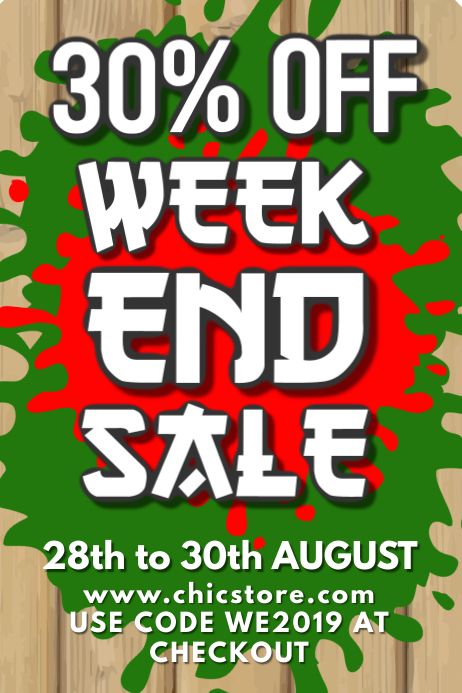 Retail Sale Poster Template | PosterMyWall