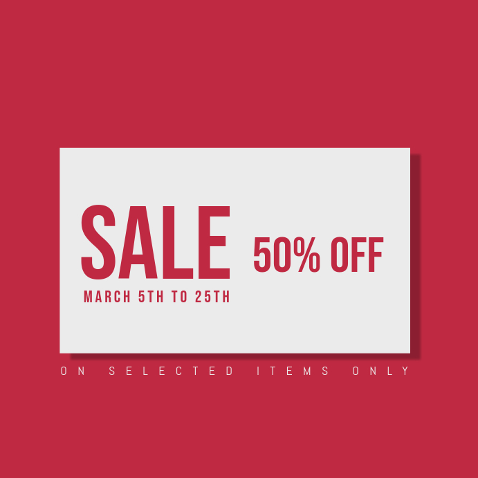 retail sale template | PosterMyWall