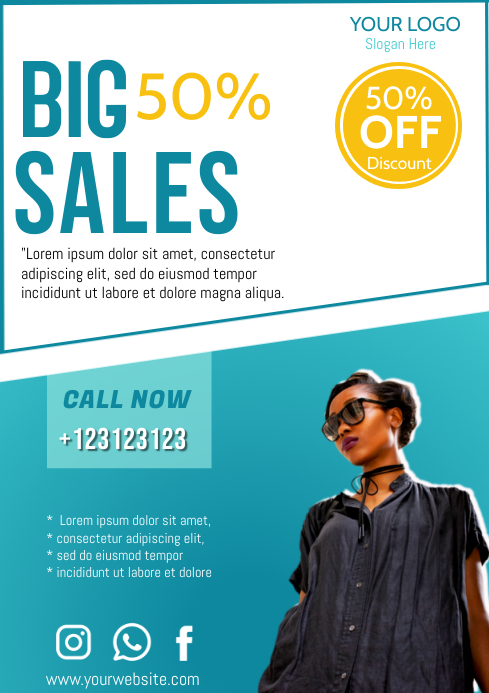 Retail Tabloid Template | PosterMyWall