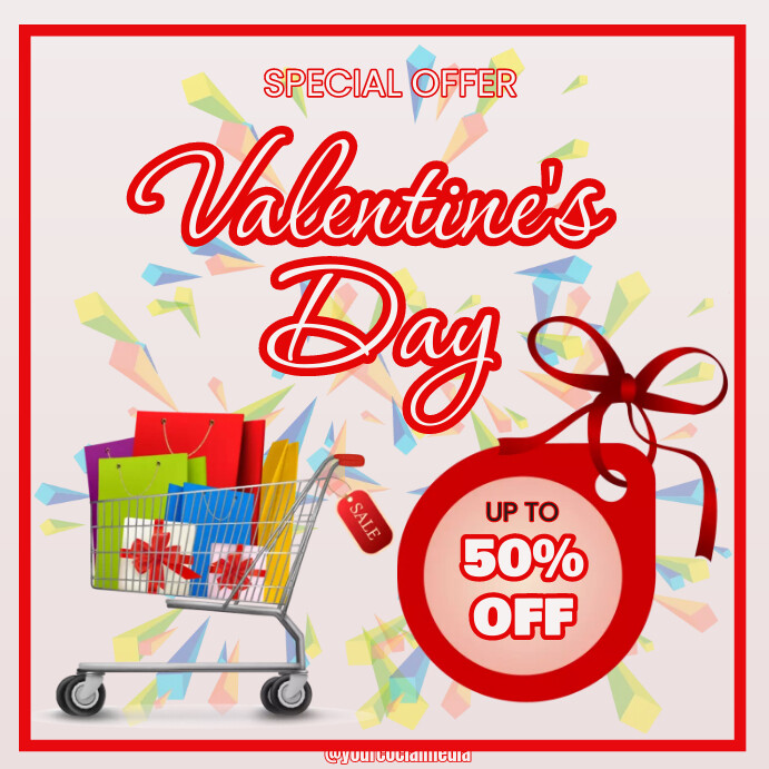 Retail Valentine Template | PosterMyWall