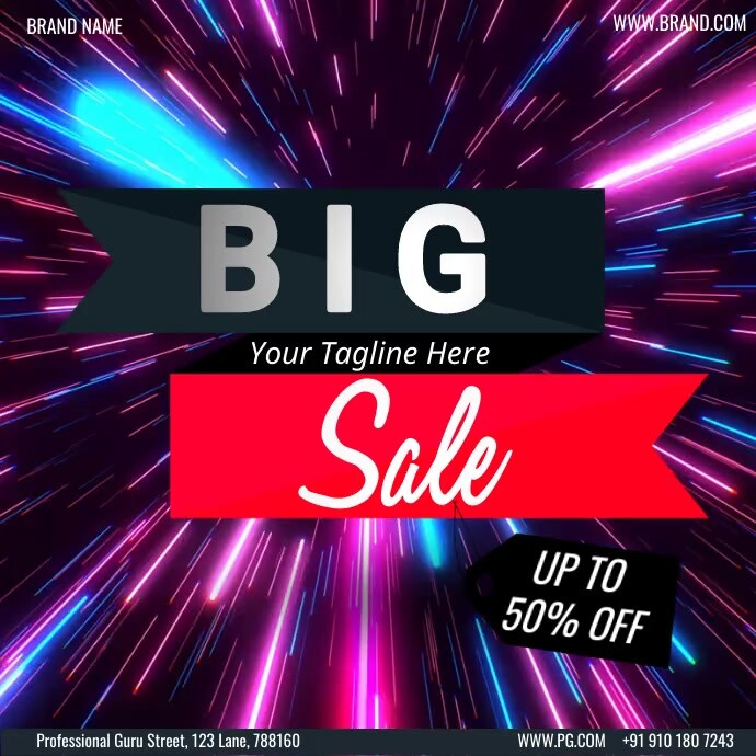 retail video Template | PosterMyWall