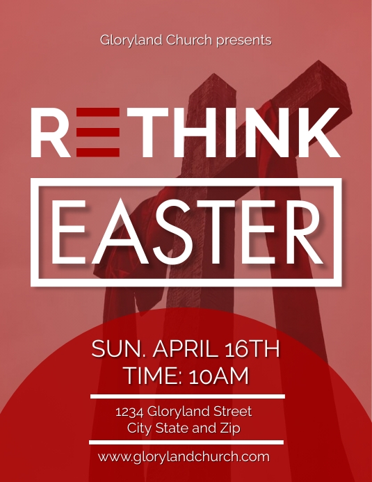 Rethink Easter Template | PosterMyWall