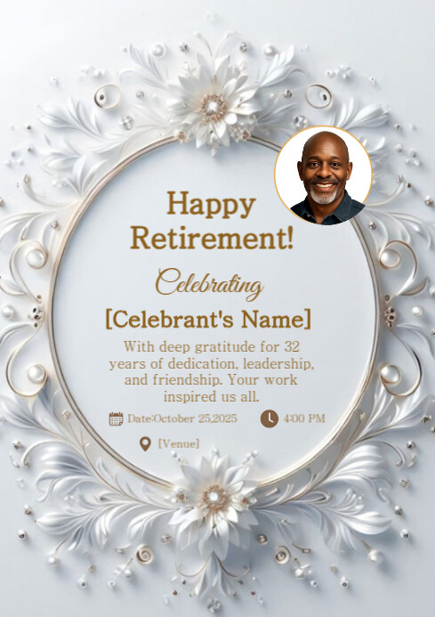 Retirement Card Template | PosterMyWall