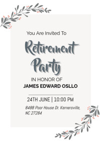 Retirement Party template | PosterMyWall