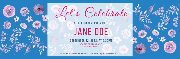 Retirement Party template | PosterMyWall