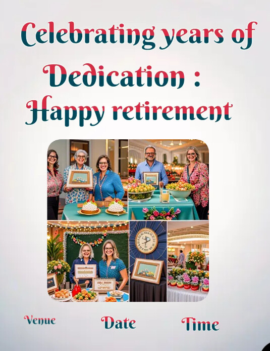 Retirement template design | PosterMyWall