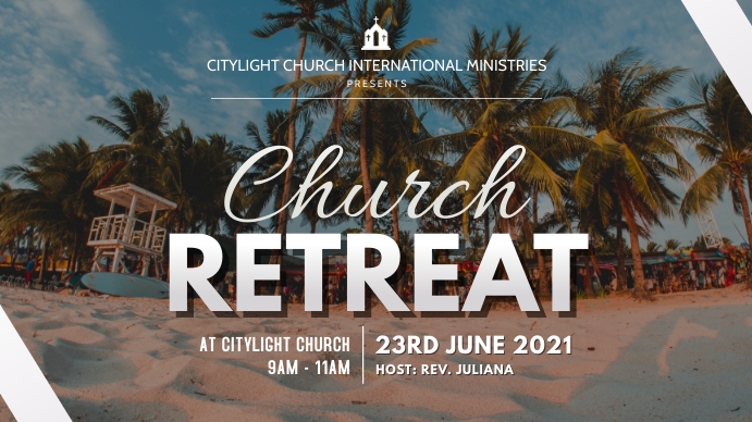 Copy of RETREAT church flyer | PosterMyWall
