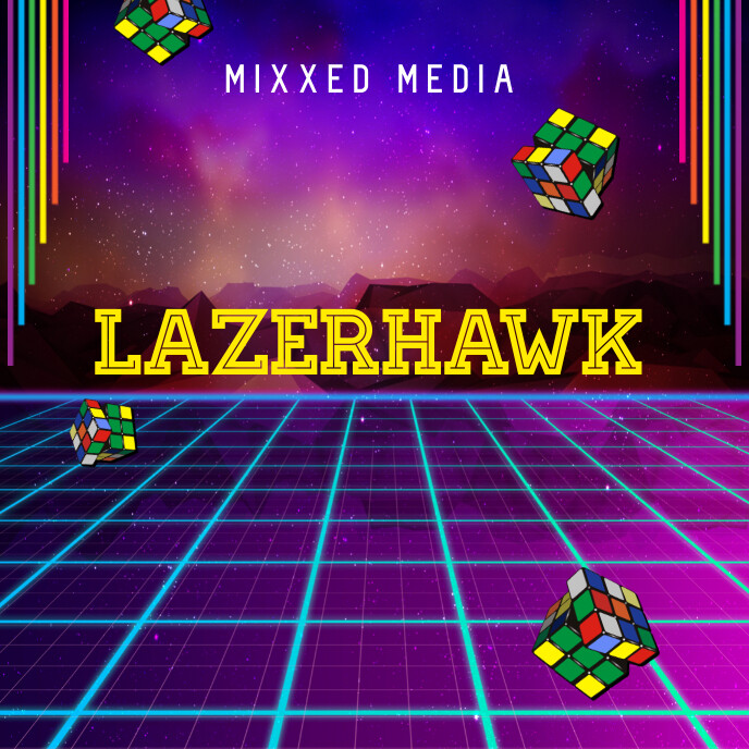 Retro 80s CD Cover Album Template | PosterMyWall