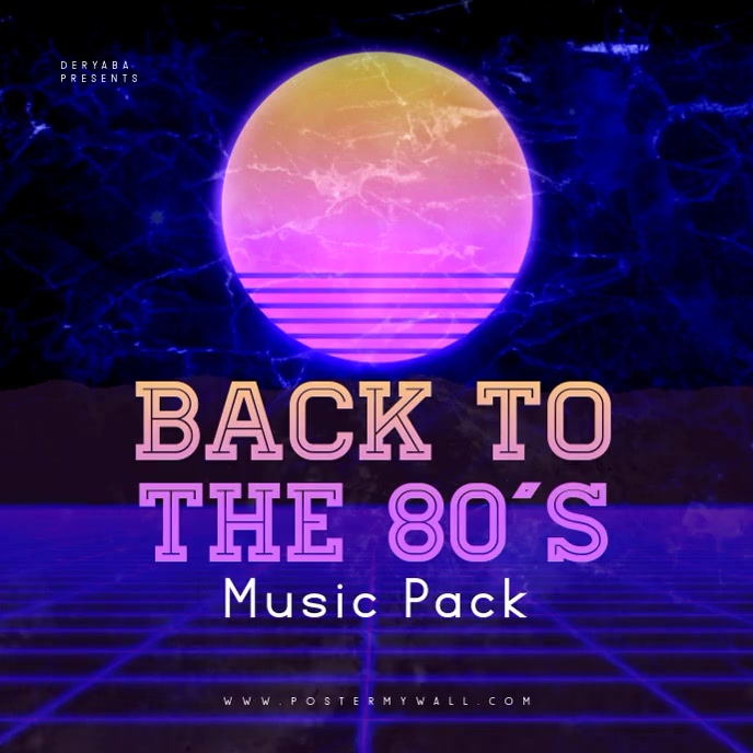 Copy of Retro Back to the 80's Video CD Cover | PosterMyWall