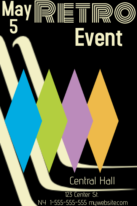 Retro Event Template | PosterMyWall