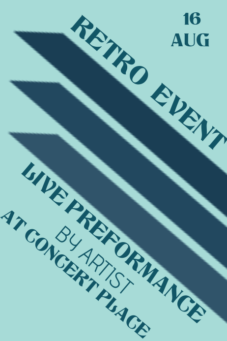 Copy of Retro Event Template | PosterMyWall