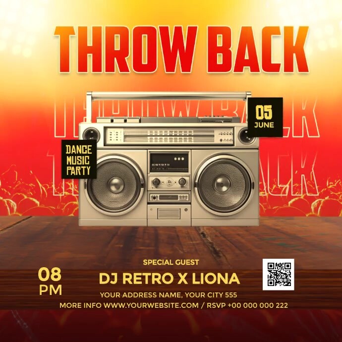 Retro Event Template | PosterMyWall