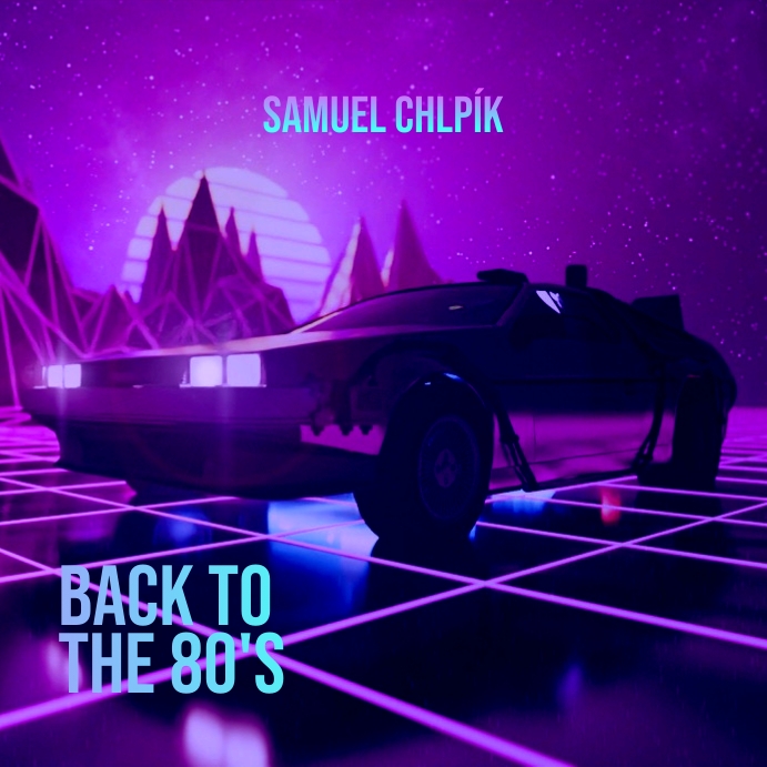 Copy of Retro Future 80's Neon Instagram CD Cover | PosterMyWall
