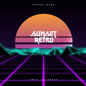 Video Retro House CD Cover Art Template | PosterMyWall