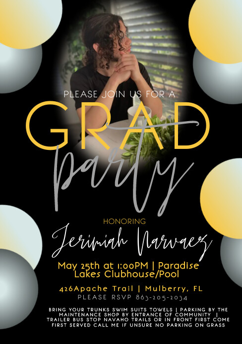 Funny Grad Party Invitations