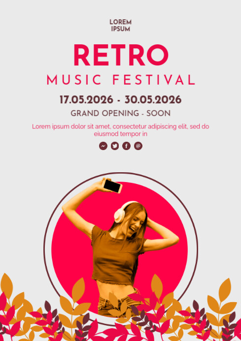 Copy of Retro music concept poster | PosterMyWall