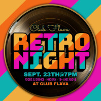 Retro Night Template | PosterMyWall
