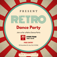 RETRO PARTY Template | PosterMyWall